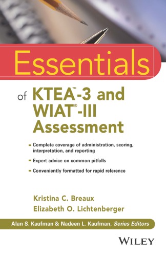 Ebook – Essentials of Ktea-3 and Wiat-III Assessment (PDF Instant ...