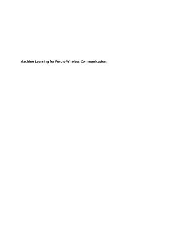 Ebook – Machine Learning for Future Wireless Communications (Wiley ...