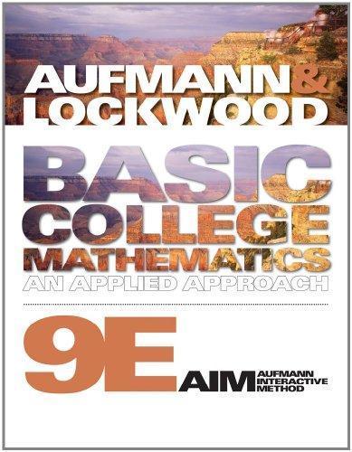 Ebook – Basic College Mathematics An Applied Approach 9Th Edition (PDF ...