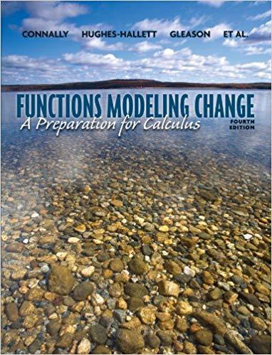 Ebook – Functions Modeling Change A Preparation For Calculus 4Th ...