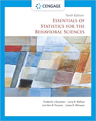 Ebook – Essentials of Statistics for the Behavioral Sciences 10th ...